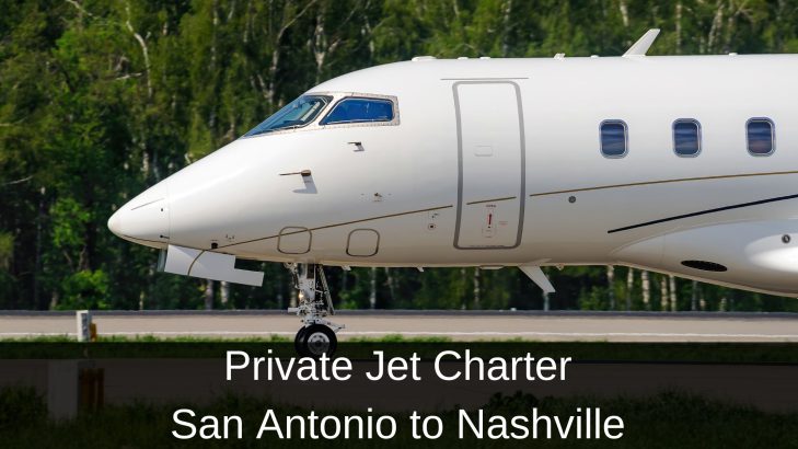 Private Jet San Antonio to Nashville | Mercury Jets
