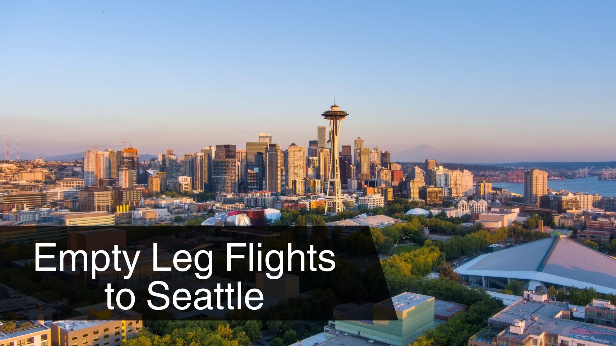 Empty Leg Flights to&from Seattle | Mercury Jets