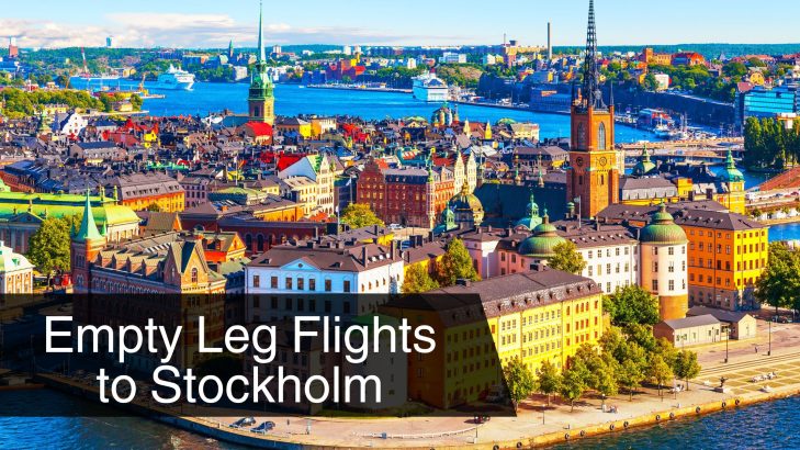 Empty Leg Flights to Stockholm | Mercury Jets