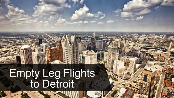 Empty Leg Flights to Detroit | Mercury Jets
